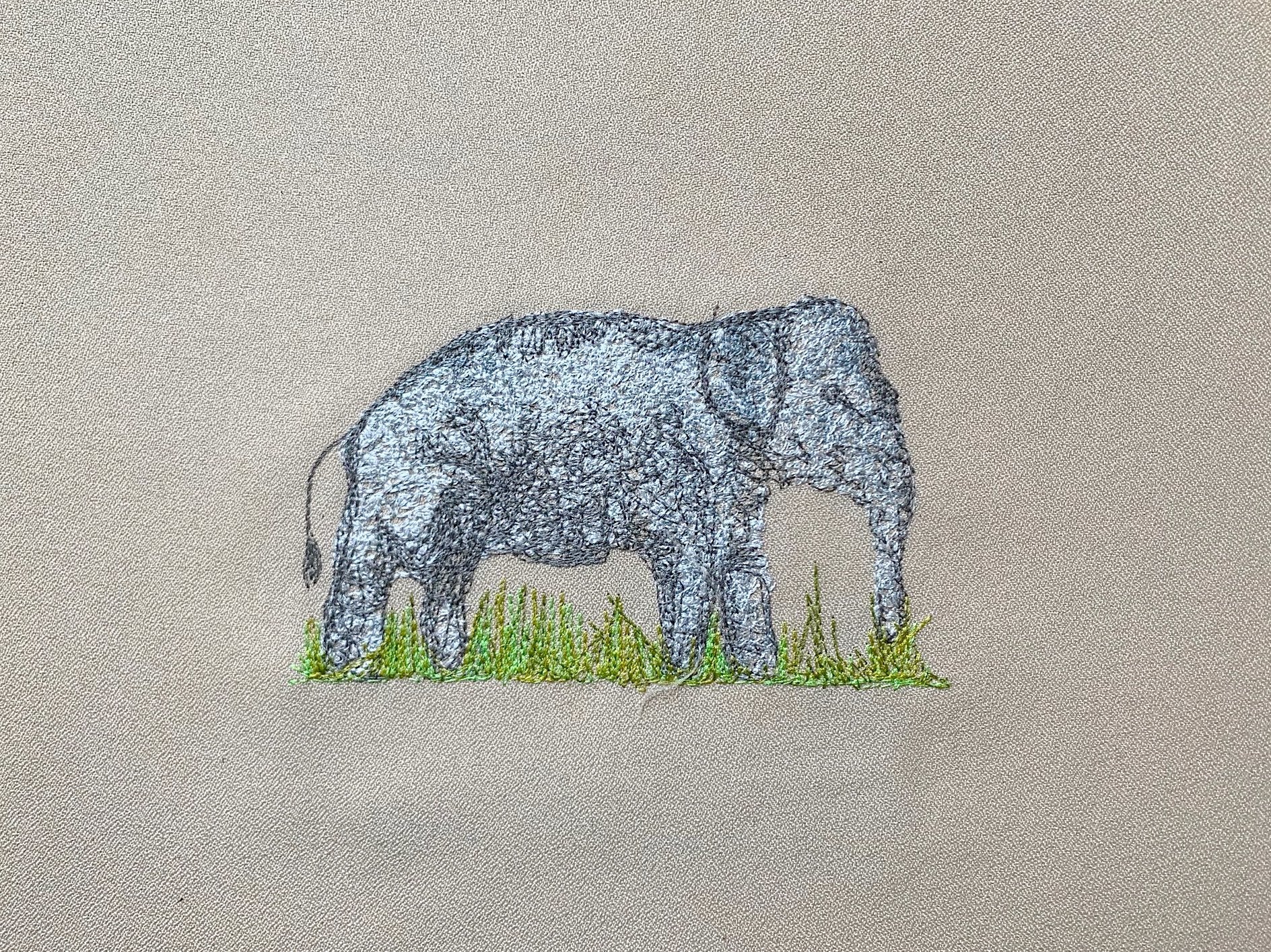 Sumatran Elephant by Aurifil + Patterns – Shop Aurifil - Official